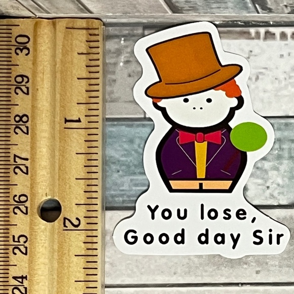 Office | 110 Willy Wonka Waterproof Vinyl Sticker Decal | Poshmark